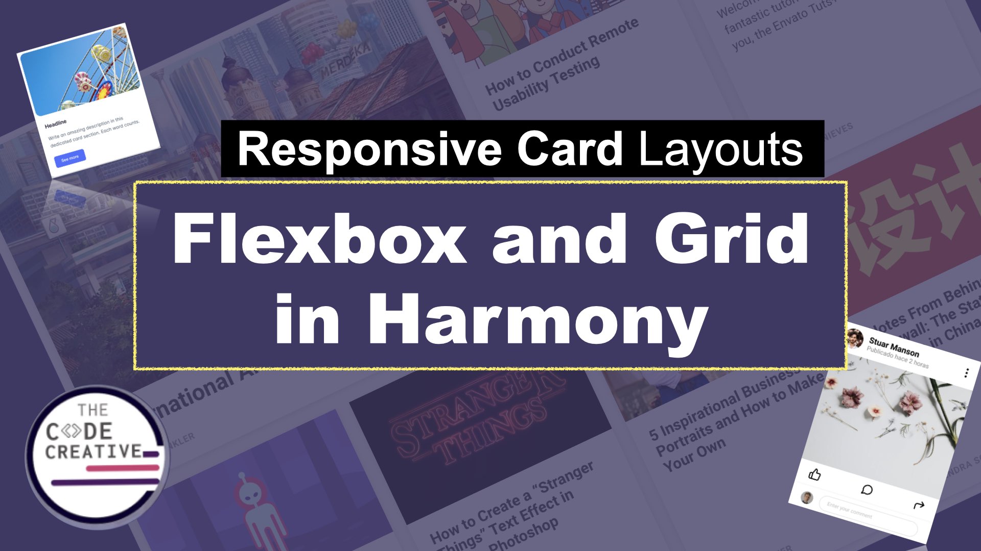 Responsive Card Layouts - Flexbox and Grid in Harmony